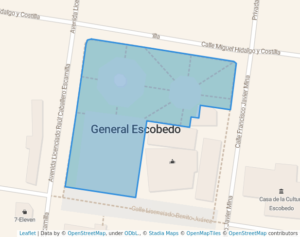 Plaza Principal General Escobedo in Ciudad General Escobedo | Map and ...