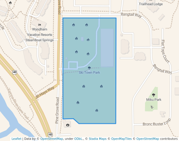 Miku Center in Steamboat Springs | Map and Routes
