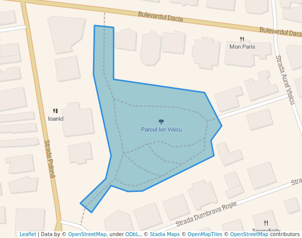 Parcul Ion Voicu in București | Map and Routes