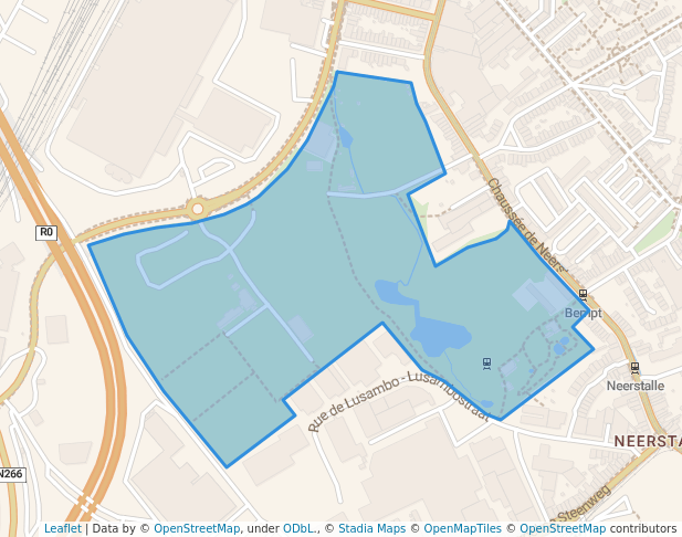 Parc du Bempt - Bemptpark in Vorst | Map and Routes