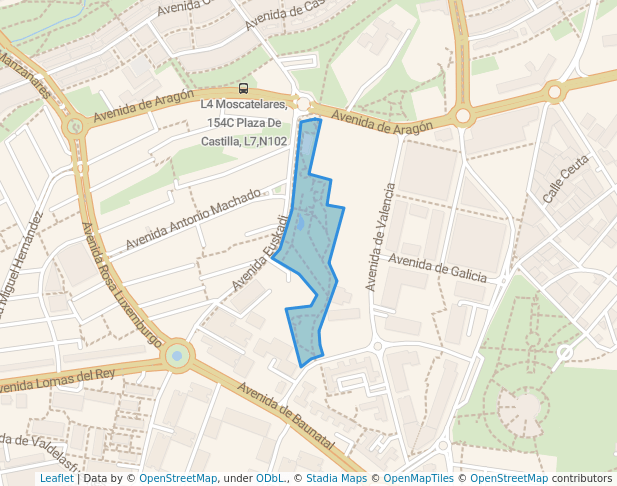 Parque Euskadi in San Sebastián de los Reyes | Map and Routes