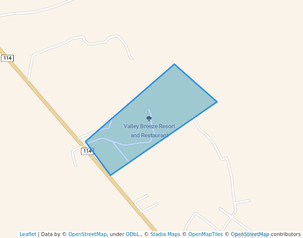 Valley Breeze Resort and Restaurant in Gabaldon | Map and Routes