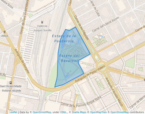 Parc Central in València | Map and Routes