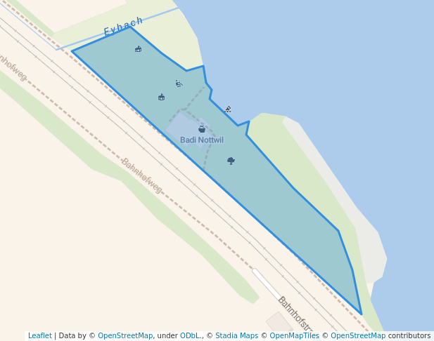 Strandbad Nottwil in Nottwil | Map and Routes