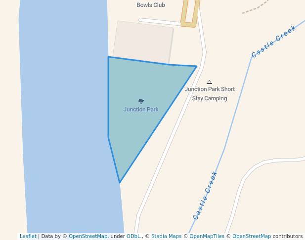 Junction Park in Theodore | Map and Routes