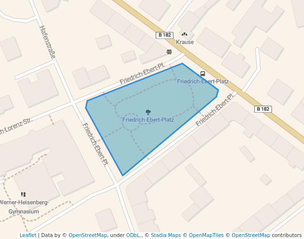 Friedrich-Ebert-Platz in Riesa | Map and Routes