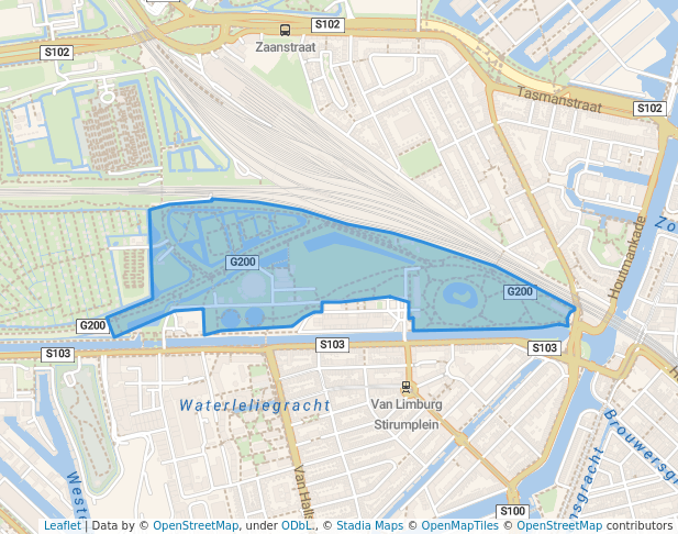Westerpark in Amsterdam | Map and Routes