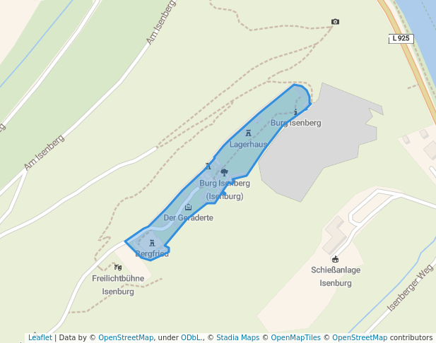 Burg Isenberg (Isenburg) in Hattingen | Map and Routes