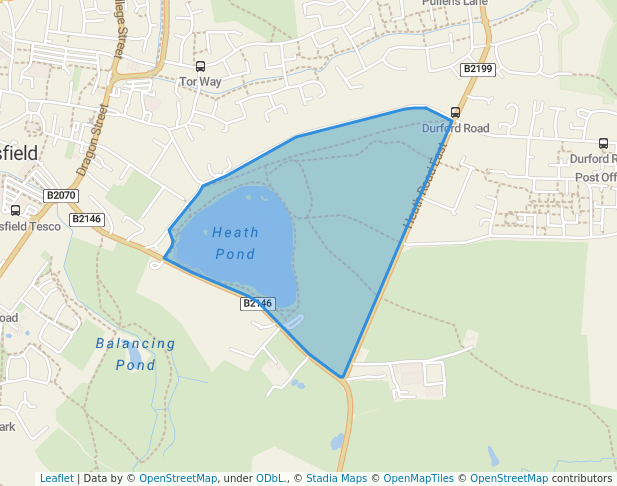 Petersfield Heath in Petersfield | Map and Routes