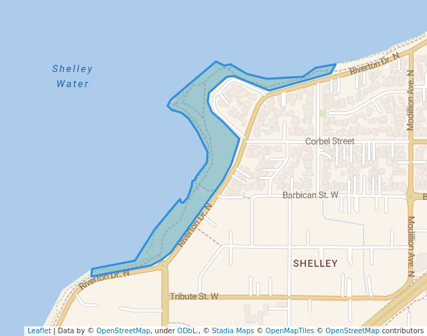 Shelley Foreshore Reserve in Shelley | Map and Routes