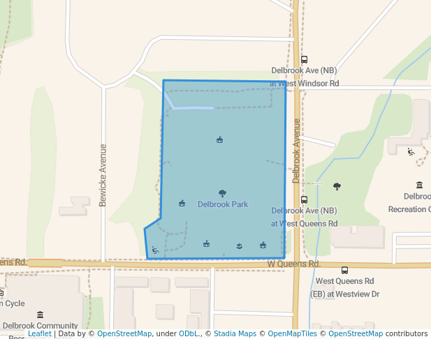 Delbrook Park in North Vancouver | Map and Routes