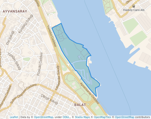 Balat Parkı in İstanbul | Map and Routes