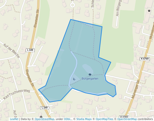 Bürgergarten in Hayingen | Map and Routes