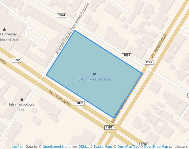 Jardim da Liberdade in Maputo | Map and Routes