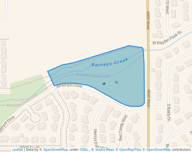 Barney Creek Park in West Jordan | Map and Routes