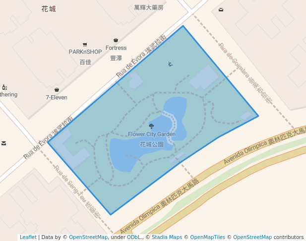 Flower City Garden in Taipa | Map and Routes