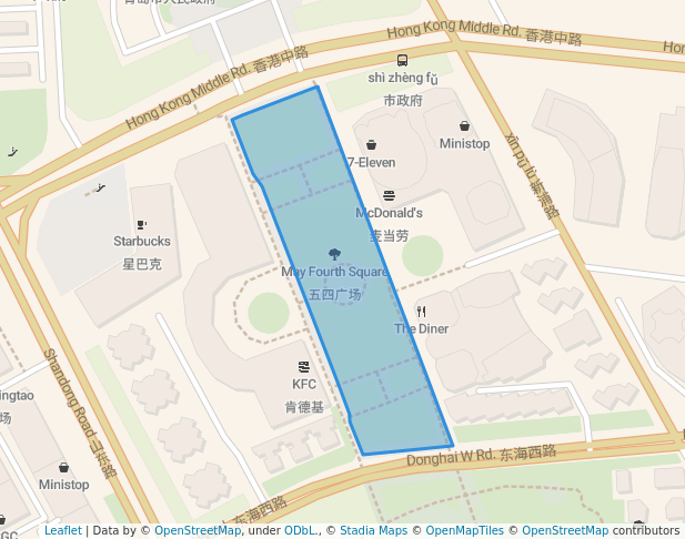 May Fourth Square in 青岛市 | Map and Routes
