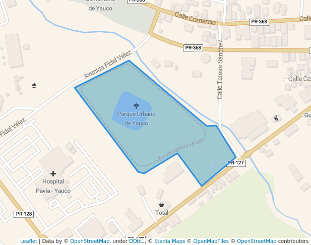 Parque Urbano de Yauco in Yauco | Map and Routes