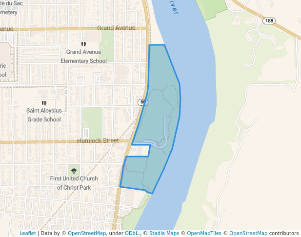 Sauk Prairie Riverfront Park in Sauk City | Map and Routes