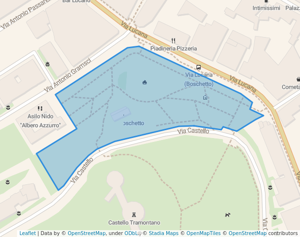 Parco Giovanni Paolo II in Matera | Map and Routes