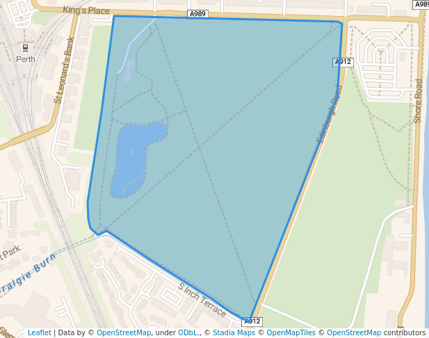 South Inch in Perth | Map and Routes