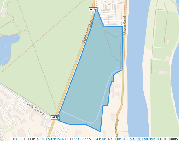 South Inch in Perth | Map and Routes