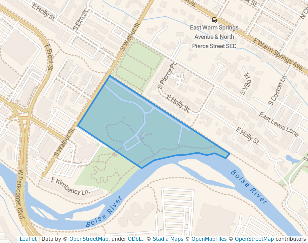 Kristin Armstrong Municipal Park in Boise | Map and Routes