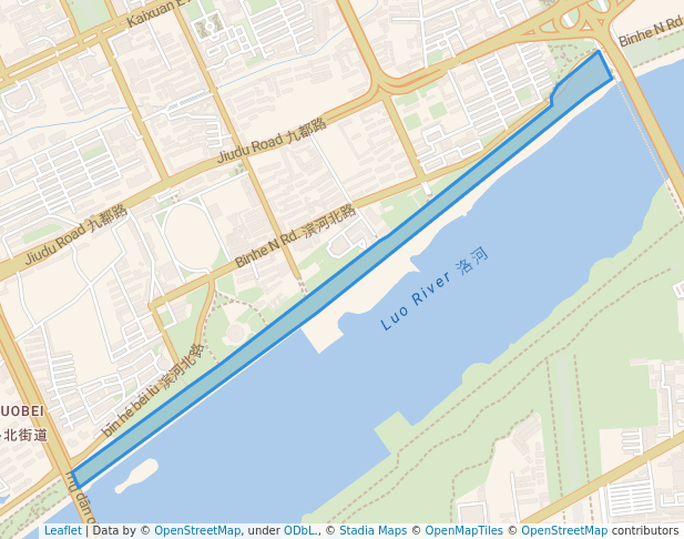 Luopu Park in Luo Yang Shi | Map and Routes