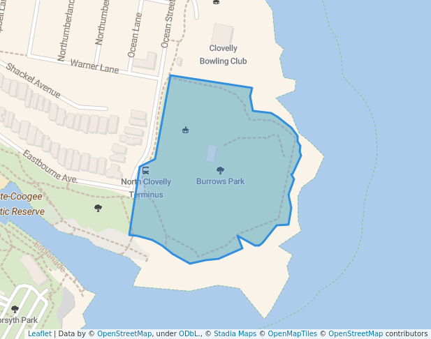 Burrows Park in Clovelly | Map and Routes