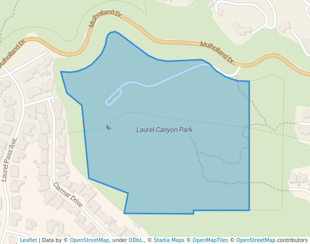 Laurel Canyon Park in Los Angeles | Map and Routes