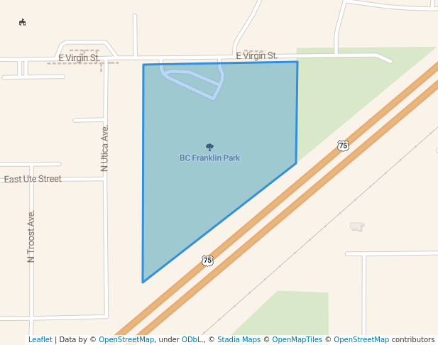 BC Franklin Park in Tulsa | Map and Routes