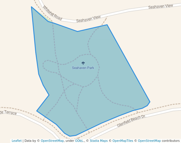 Seahaven Park in Glenfield | Map and Routes