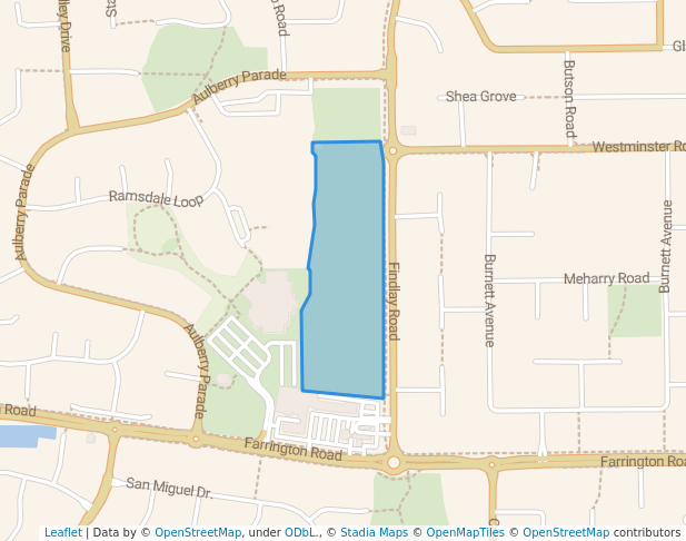 Peter Ellis Park in Leeming | Map and Routes