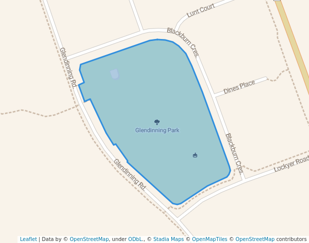 Glendinning Park in Tarcoola Beach | Map and Routes