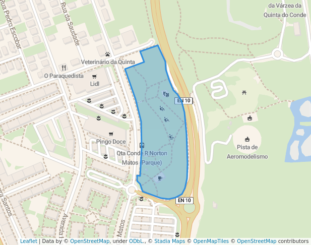 Parque da Vila in Quinta do Conde | Map and Routes