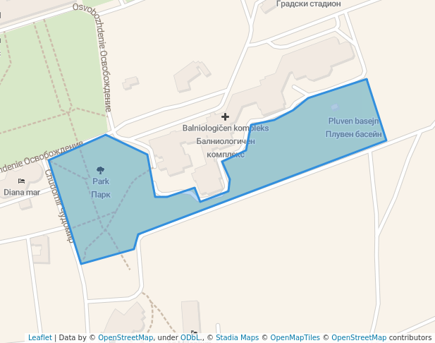 Парк in Pavel banya | Map and Routes