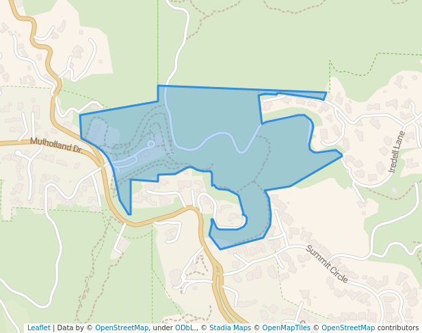 Coldwater Canyon Park in Beverly Hills | Map and Routes