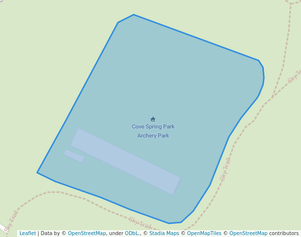 Cove Spring Park Archery Park in Frankfort | Map and Routes