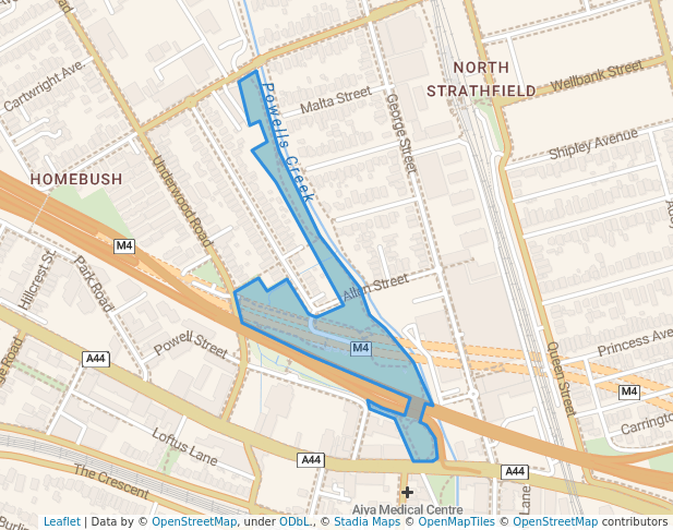 Ismay Reserve in Homebush | Map and Routes