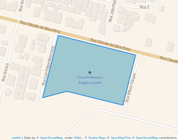 Praça Professora Ângela Locatelli in Porto Alegre | Map and Routes