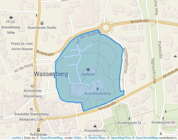 Stadtpark in Wassenberg | Map and Routes
