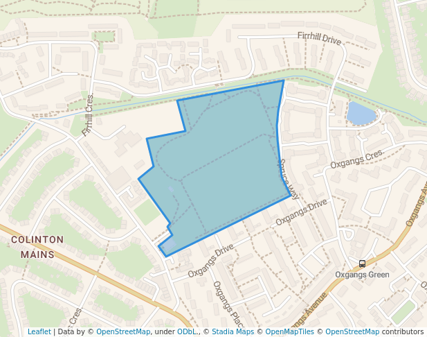 Colinton Mains Park in Edinburgh | Map and Routes
