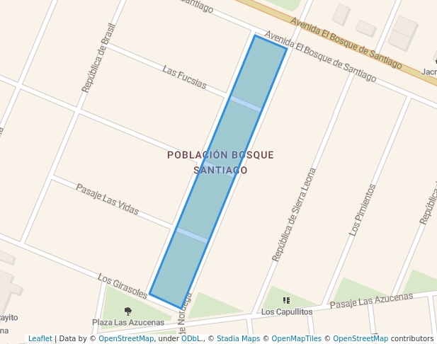 Parque Noruega in Huechuraba | Map and Routes