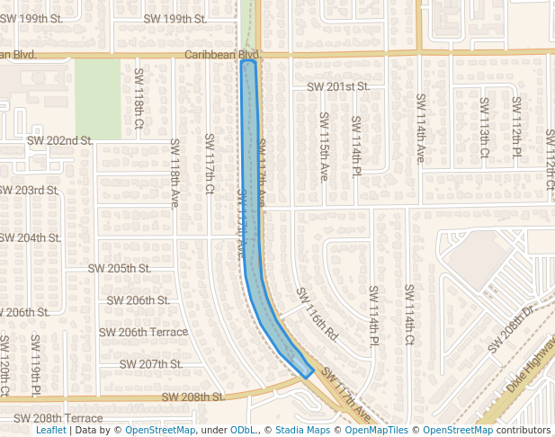 Roberta Hunter Park in Miami | Map and Routes