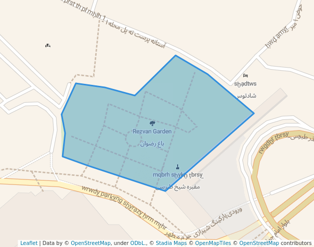 Rezvan Garden in Mashhad | Map and Routes