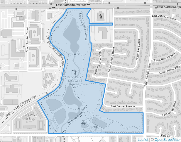 Exposition Park Map