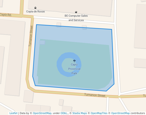 Capiz Provincial Park in Roxas City | Map and Routes