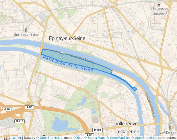 Parc départemental de l'Île Saint-Denis in L'Île-Saint-Denis | Map and ...