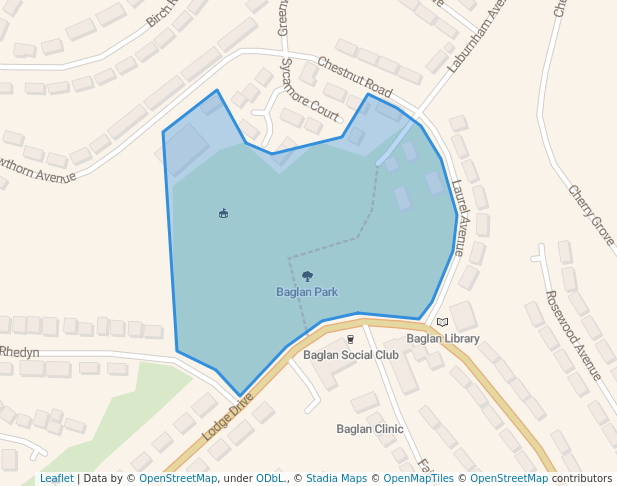 Baglan Park in Port Talbot | Map and Routes