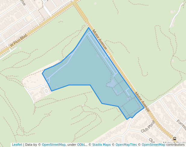 Cheviot Hills Recreation Center in Los Angeles | Map and Routes